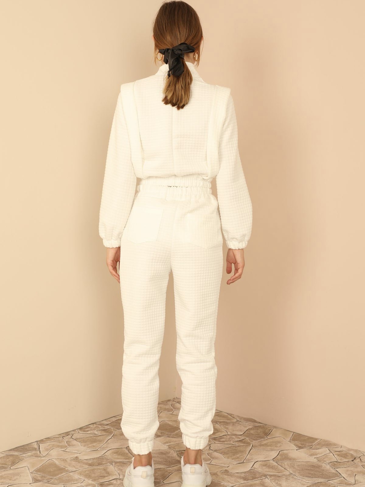 “Sandra” Ecru Tracksuit - Mirror Mirror The Label